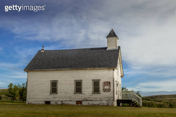 Historic buildings in the town of Carbon Alberta Canada 이미지 (1750376121 ...