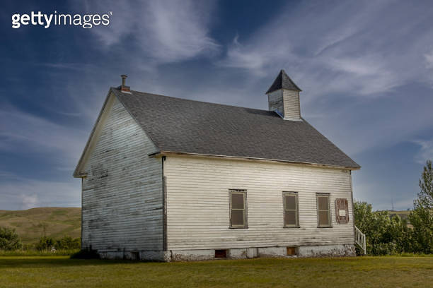 Historic buildings in the town of Carbon Alberta Canada 이미지 (1750377707 ...