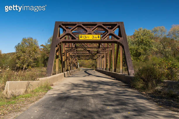 The Nebraska Bridge in Tionesta, Pennsylvania, USA (1759991371) - 게티이미지뱅크