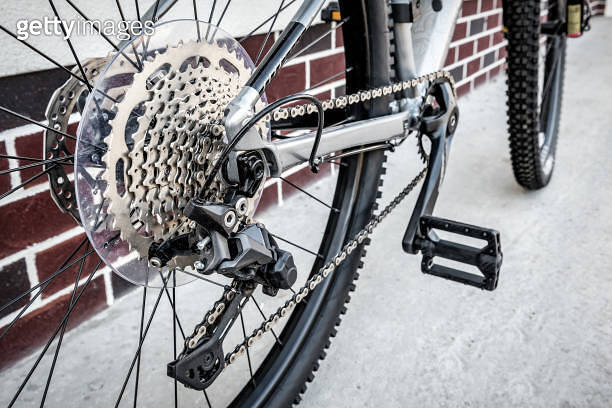 Professional bicycle gears, disc brake and rear derailleur 이미지 ...