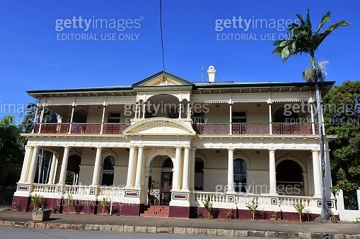 Historical building on Cooktown main street in Queensland Australia ...