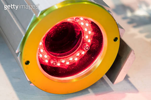 Red spot light, LED illumination 이미지 (1703229122) - 게티이미지뱅크