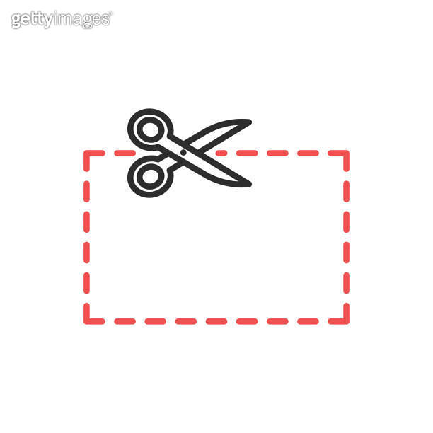 Discount coupon clipping icon. High quality coloured vector ...