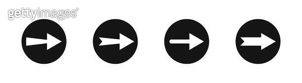 Arrow symbols. Vector arrows. Pointer icons. Direction signs. 이미지 ...