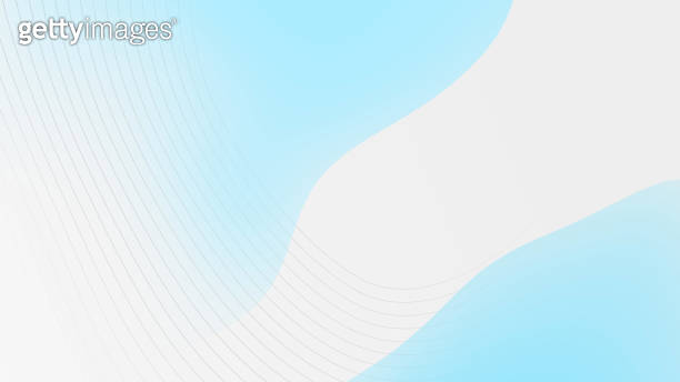 Light blue organic shape on white background. Amazing soft cover design ...