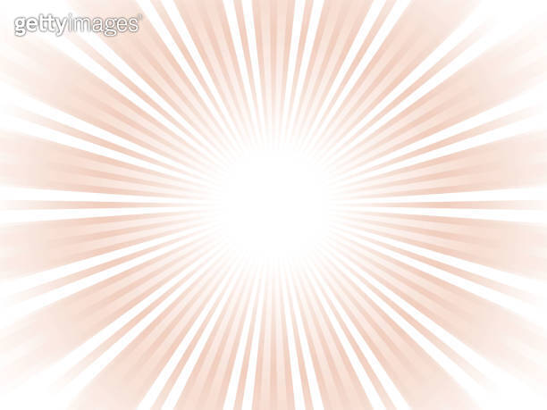 Concentrated line background of the image of faint sunlight radiating ...
