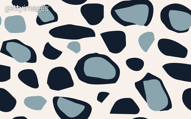 Minimalist black and white trendy abstract print. Seamless pattern. 이미지 ...