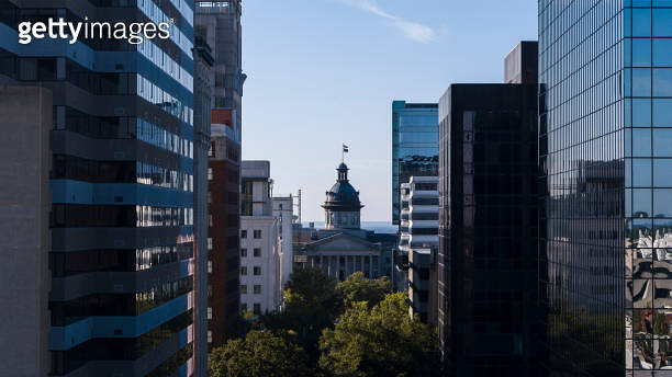 Skyscrapers tower over Business District in Columbia, SC: South ...