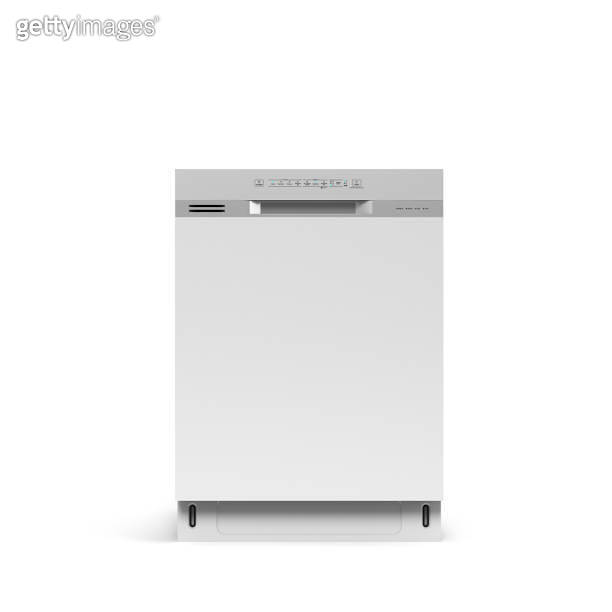 modern new dishwasher front view 3d render on white 이미지 (1660644821 ...