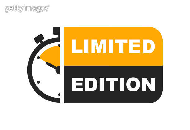Limited edition banner with timer. Limited offer label. Countdown of ...