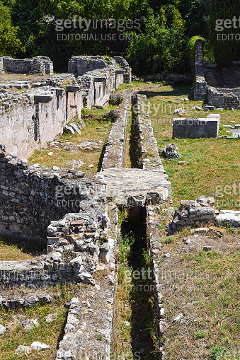 Ancient Roman Baths ruins in Cimiez, Nice, France (1478363646) - 게티이미지뱅크