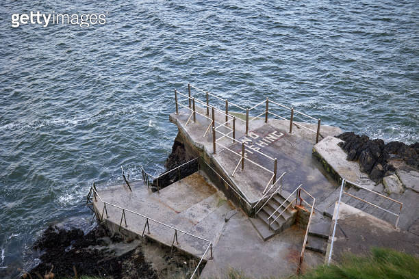 view of tramore Guillamene Swimming Cove, Co.Waterford Ireland. will ...