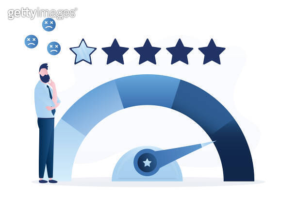 Business owner or unhappy businessman is sad because his business gets ...