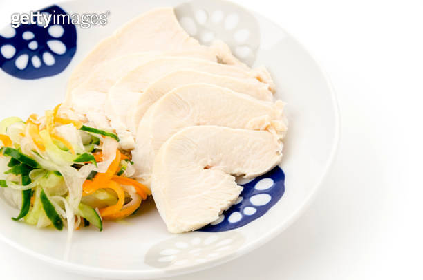 steamed chicken breast sliced with salted vegetables 이미지 (1498394880 ...