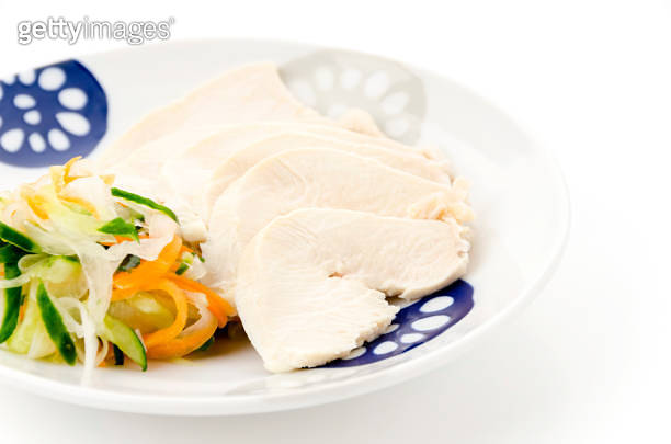 steamed chicken breast sliced with salted vegetables 이미지 (1496406072 ...
