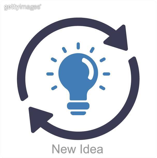 New Idea and idea icon concept 이미지 (1779679953) - 게티이미지뱅크