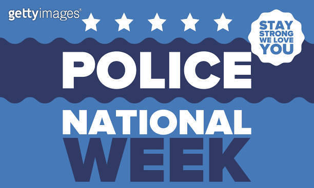 National Police Week in May. Celebrated annual in United States. In ...