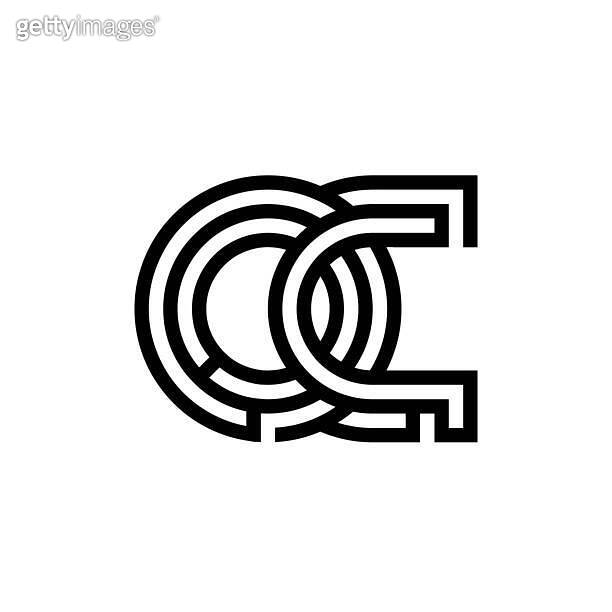 OC monogram, letter o and letter c logo. Corporate bold font signature ...