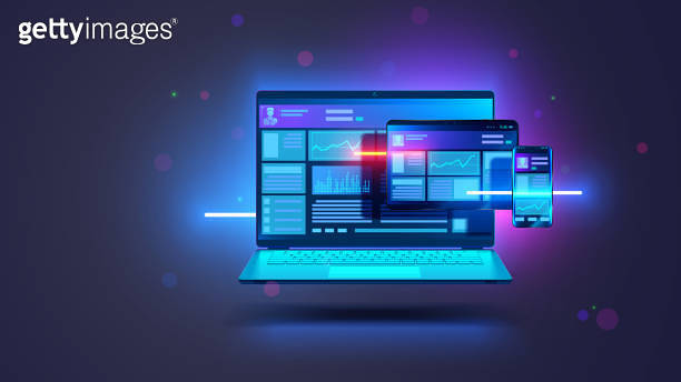 Web development and coding. Cross platform development website ...