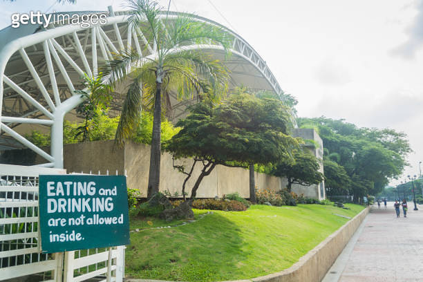 The Rizal Park Open Air Auditorium at the Rizal Park in Manila ...