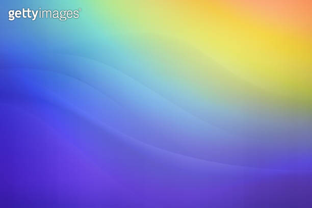 Soft rainbow background with wave patterns 이미지 (1704057308) - 게티이미지뱅크