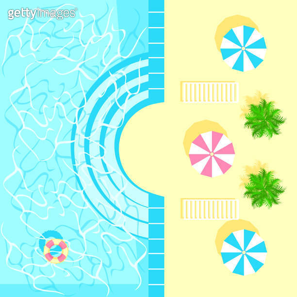 pool aerial view 이미지 (1494300863) - 게티이미지뱅크