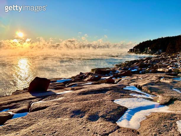 Ocean Path Trail, Acadia National Park 이미지 (1463122347) - 게티이미지뱅크