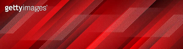 3D red geometric abstract background overlap layer on dark space with diagonal lines effect ...