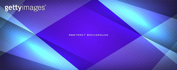 3D blue techno abstract background overlap layer on dark space with ...