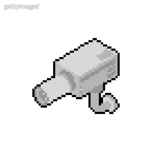 Security camera pixel art. 8 bit Videcam pixelated. Vector illustration ...