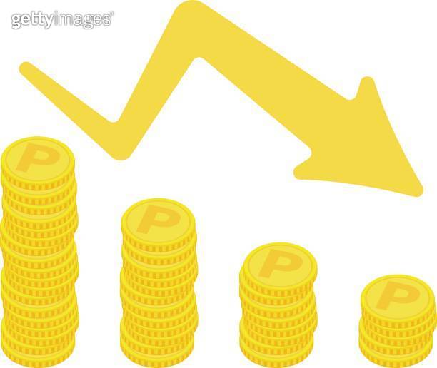 A downward-sloping graph that can be used for business conditions and ...