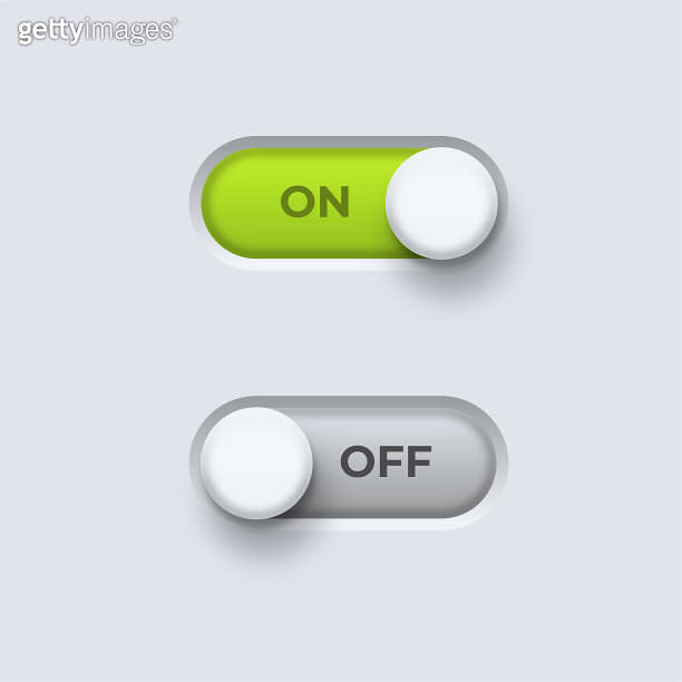 Power button for mobile app. Modern trendy neumorphism user interface ...