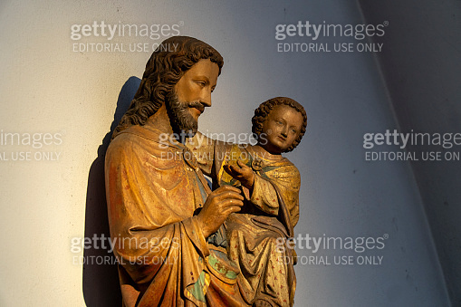 Cologne, Germany, September 11, 2023: Interior of Minoritenkirche ...