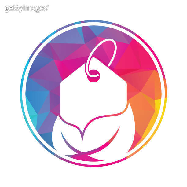 Leaf price tag logo design vector template. ECO and Price Tag Logo ...