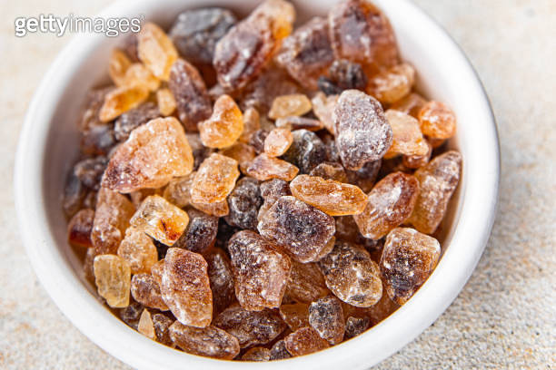 dessert rock sugar crystals pieces sweet candy brown sugar candied big ...
