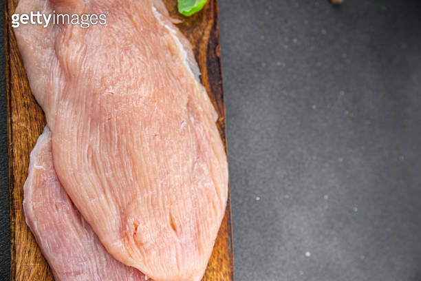 raw turkey fillet fresh poultry meat slice diet healthy eating cooking ...