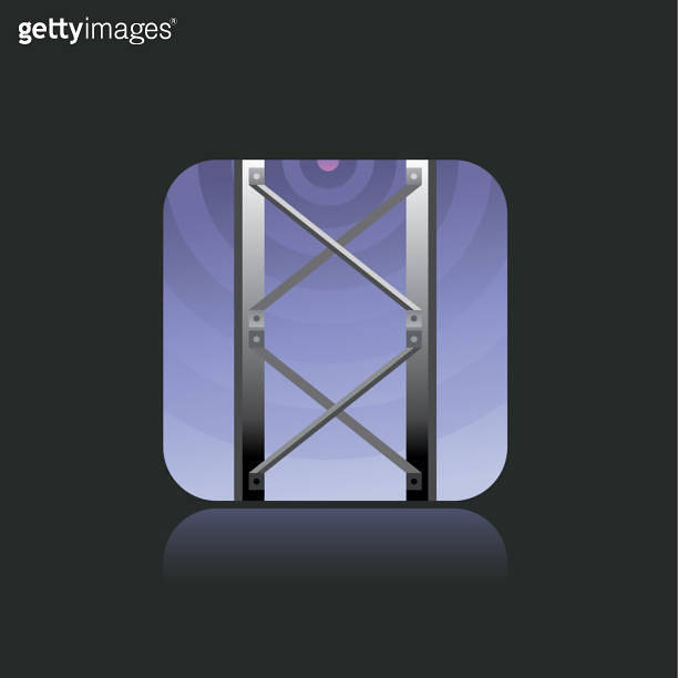 Cell Tower App Icon (1571356074) 일러스트, 무료 일러스트, 아이콘, 무료 아이콘 - 게티이미지뱅크
