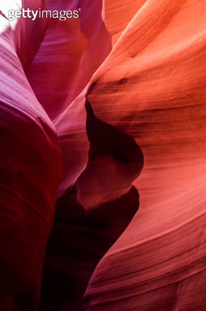 Antelope Canyon in the Navajo Reservation Page Northern Arizona. Famous ...