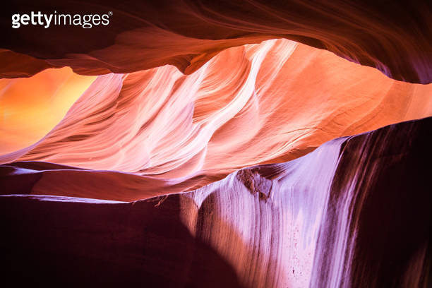 Antelope Canyon in the Navajo Reservation Page Northern Arizona. Famous ...