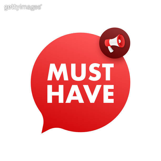 Must Have Advertising Shopping sign. Good advice. Must have sale label ...