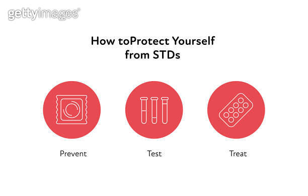 Sexual transmitted disease infographic. Vector flat healthcare ...