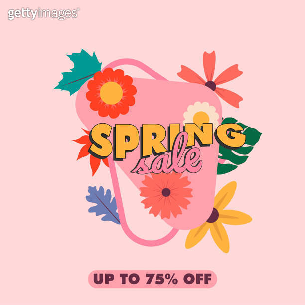 spring season design social media poster 이미지 (1462405896) - 게티이미지뱅크