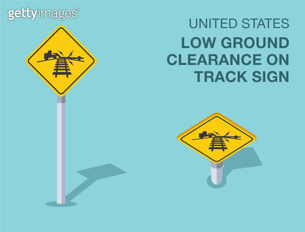 Traffic regulation rules. Isolated United States low ground clearance ... Traffic regulation rules. Isolated United States low ground clearance ...