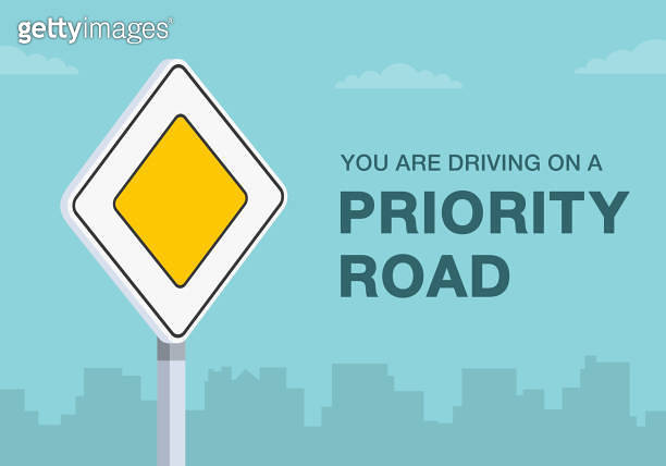 Safe driving tips and traffic regulation rules. "You are driving on a ...
