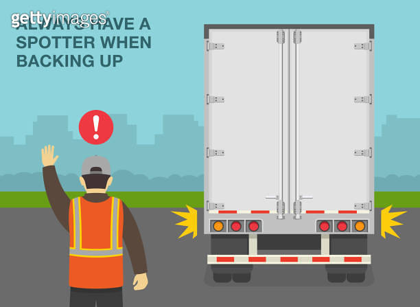 Heavy vehicle driving tips and rules. Always have a spotter when ...