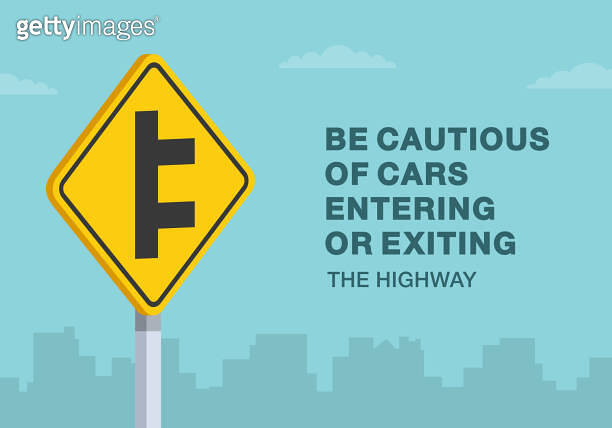 Safe driving tips and traffic regulation rules. Be cautious of cars ...