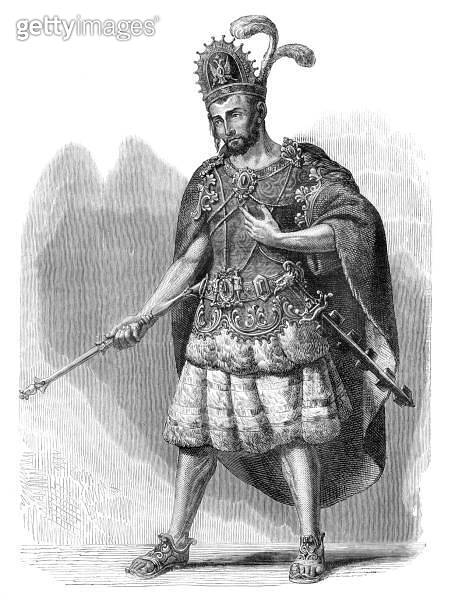 Moctezuma or Montezuma II ruler of Tenochtitlan aztec emperor ...