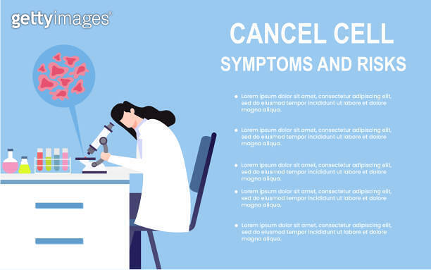 cancel cell symptoms and risks 이미지 (1486246578) - 게티이미지뱅크