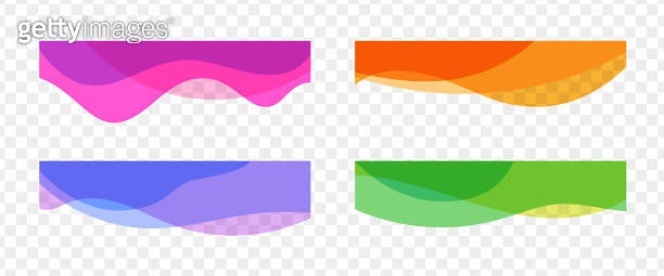 Curvy Shape Banner 이미지 (1725380452) - 게티이미지뱅크