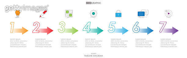 timeline weekly planner schedule project diagram Infographics template ...